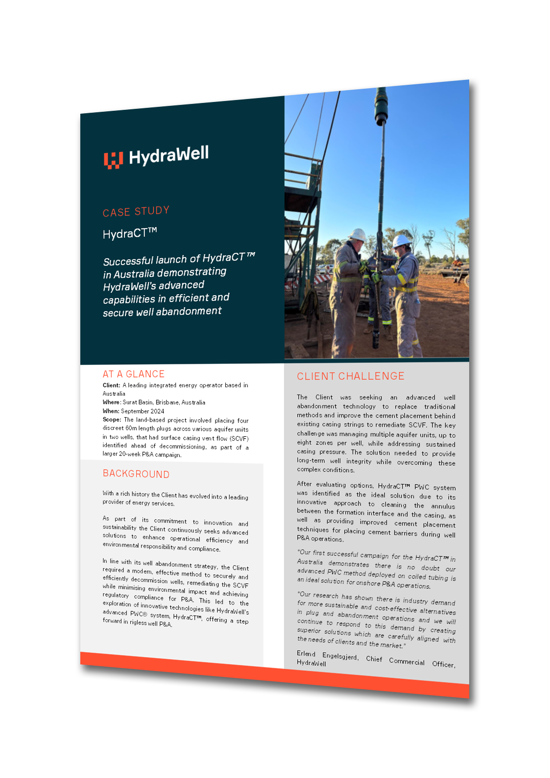 Case Study – first PWC job in Australia